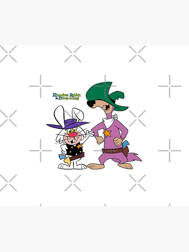 "Ricochet Rabbit and Droop a Long. Ping Ping Piiing." Throw Blanket by ...