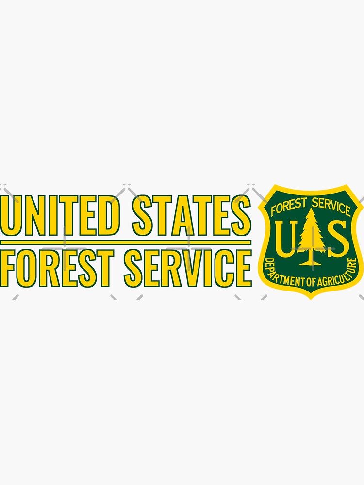 "U.S. Forest Service (Green and Yellow)" Sticker for Sale by ...