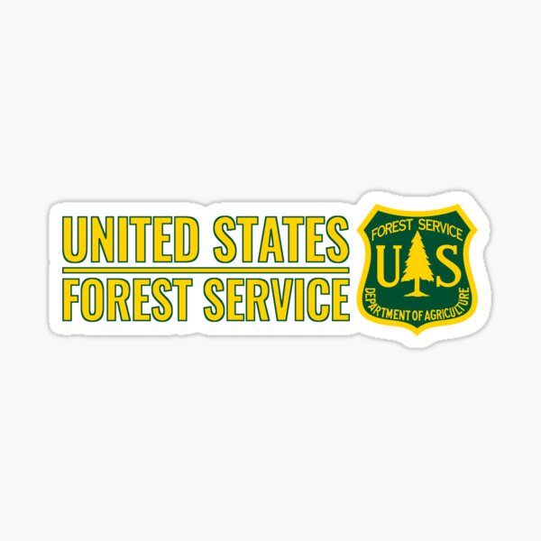 "U.S. Forest Service (Green and Yellow)" Sticker for Sale by ...