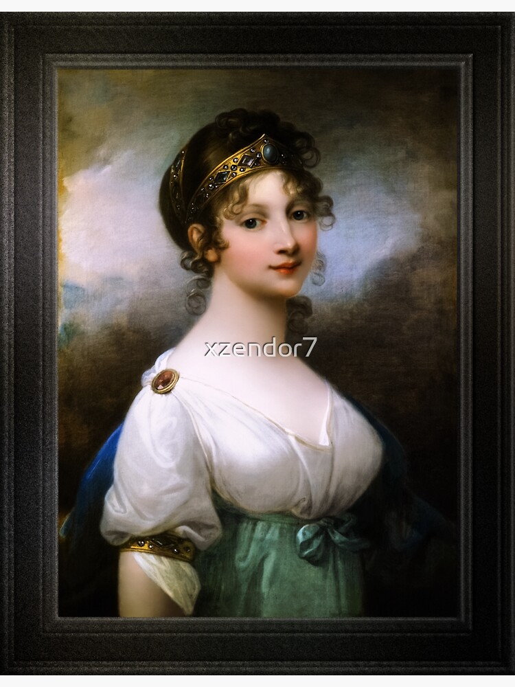 "Portrait of Louise of Mecklenburg-Strelitz, Queen of Prussia by Josef ...