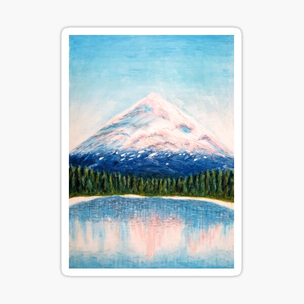 "Dawn Mountain" Sticker by JayCougar | Redbubble