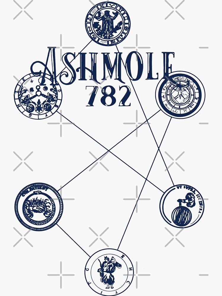 "Ashmole 782 from A Discovery of Witches" Sticker for Sale by ...