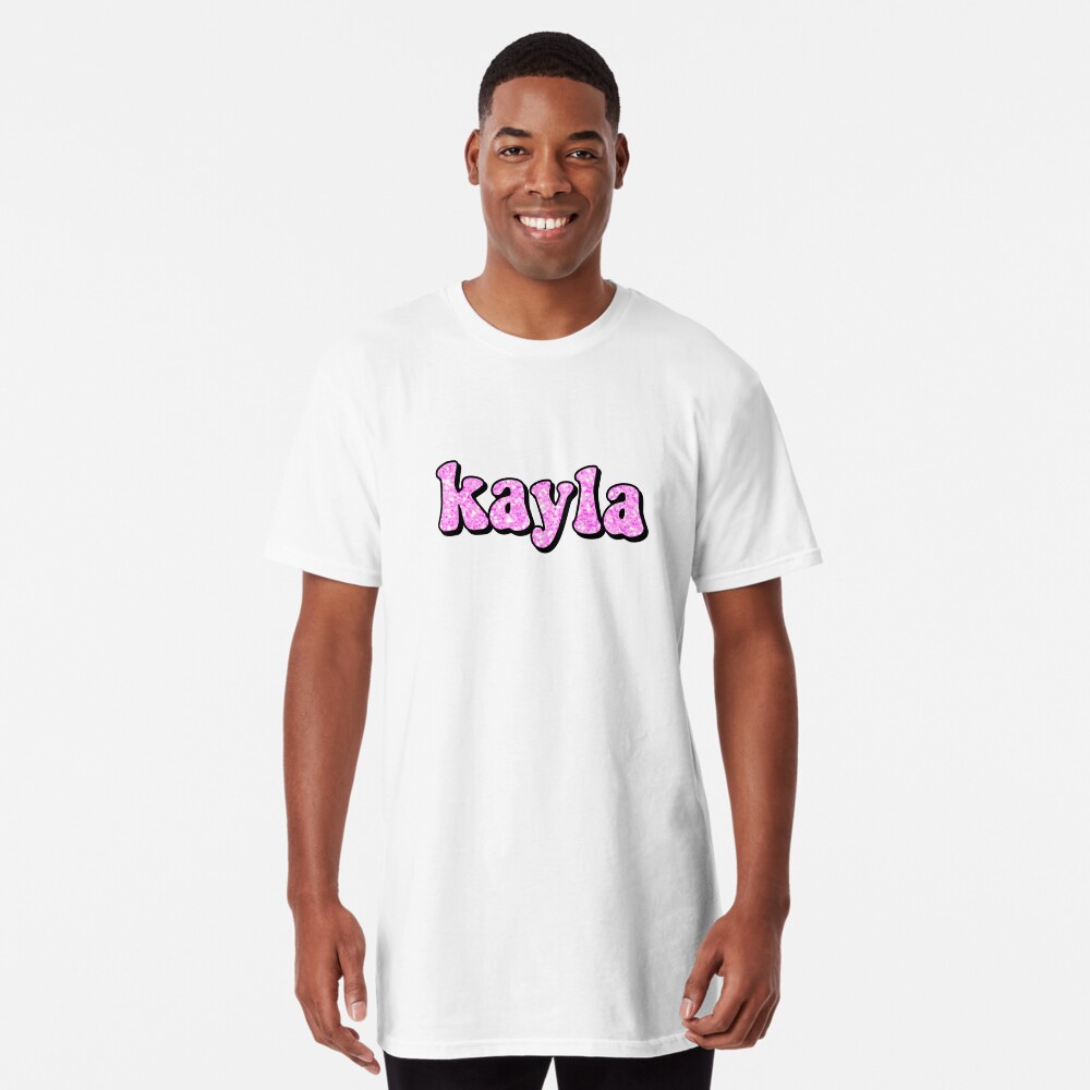 "aesthetic hot pink glitter kayla name" Sticker for Sale by STAR10008 ...