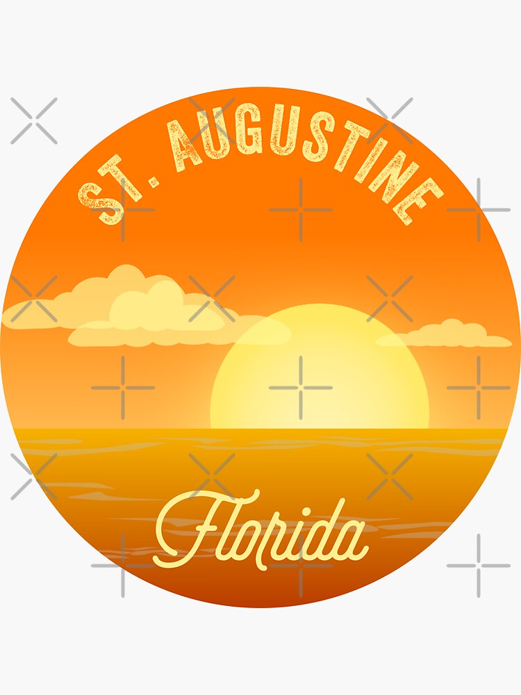 "St. Augustine, Florida" Sticker by InvestingRoad | Redbubble