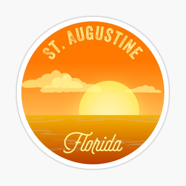 "St. Augustine, Florida" Sticker by InvestingRoad | Redbubble