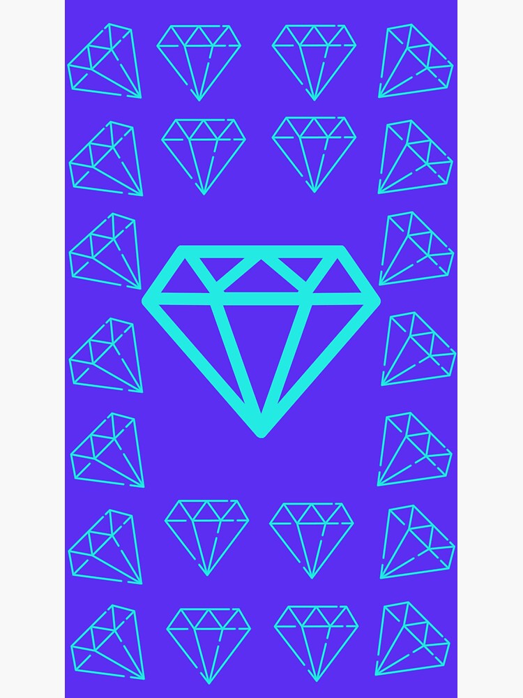 "PURPLE DIAMONDS" Sticker for Sale by MynameisRafe | Redbubble