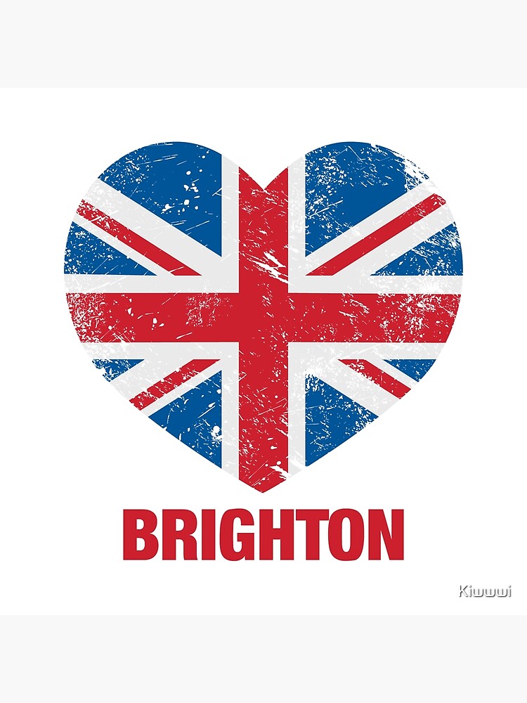 "Brighton British Flag" Poster for Sale by Kiwwwi | Redbubble
