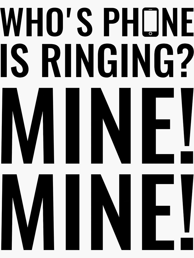 "Who's Phone Is Ringing? - Impractical Jokers" Sticker for Sale by ...