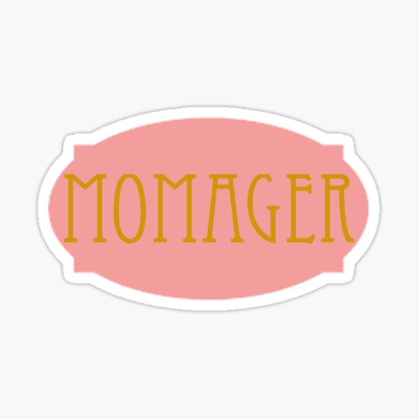 "Momager" Sticker for Sale by hegdesigns | Redbubble