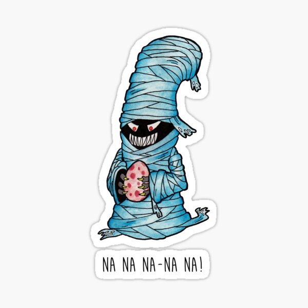"Na na na-na na!" Sticker for Sale by srclark | Redbubble