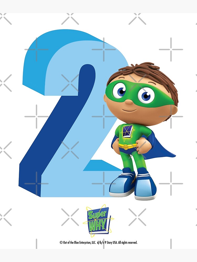 "Super Why number 2" Poster by Eenig | Redbubble