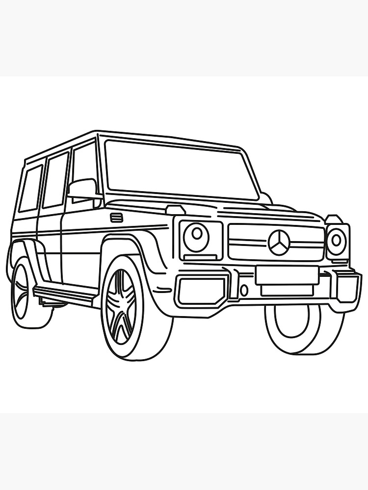 "Mercedes G class" Poster by Totally-Spears | Redbubble