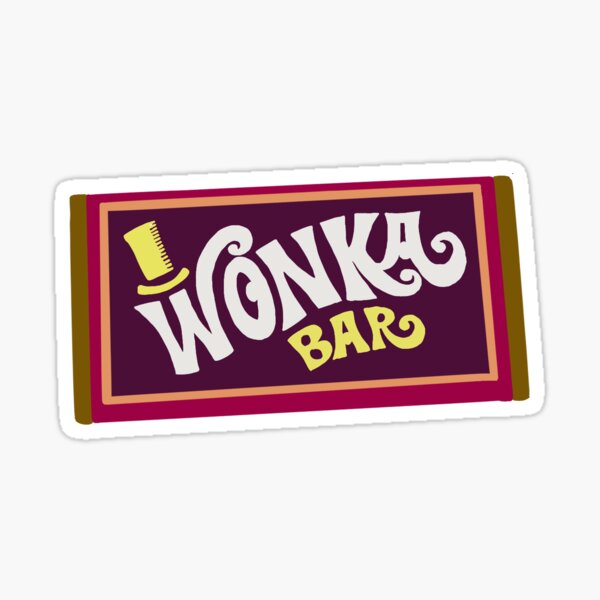 "Wonka Bar" Sticker by worldofdom | Redbubble