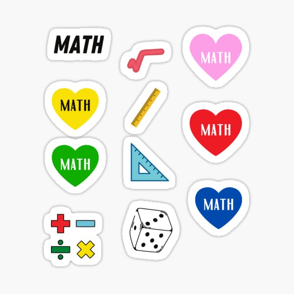 "Funny Math pack " Sticker for Sale by OneTimeEngineer | Redbubble