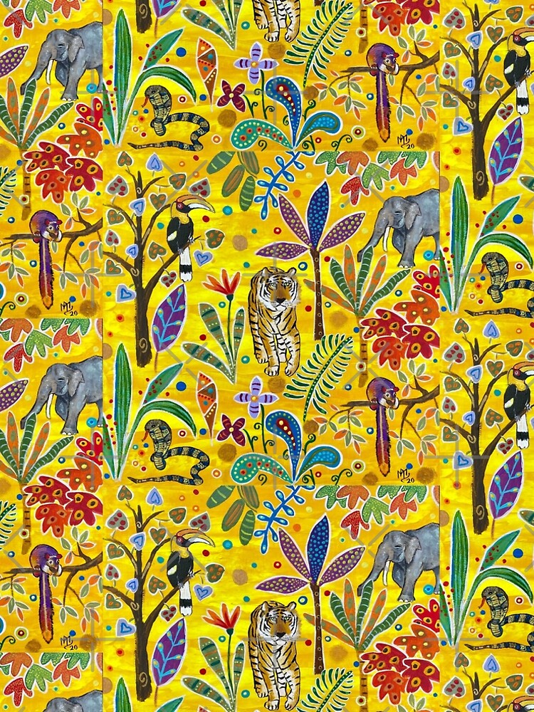 "Tiger in the jungle" A-Line Dress for Sale by Magali Modoux | Redbubble