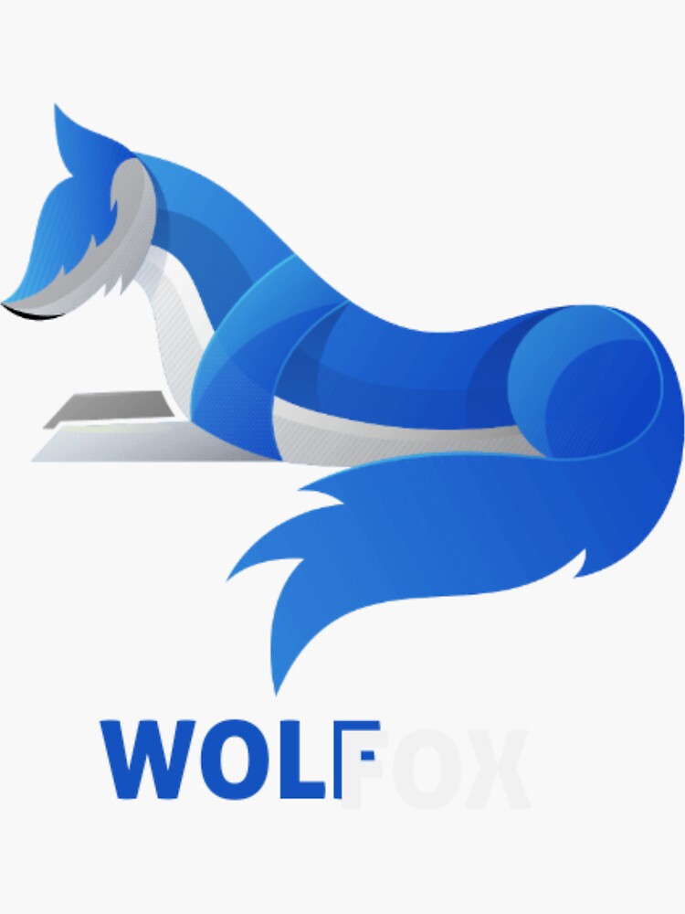 "Wolfox" Sticker by Anders-Creation | Redbubble
