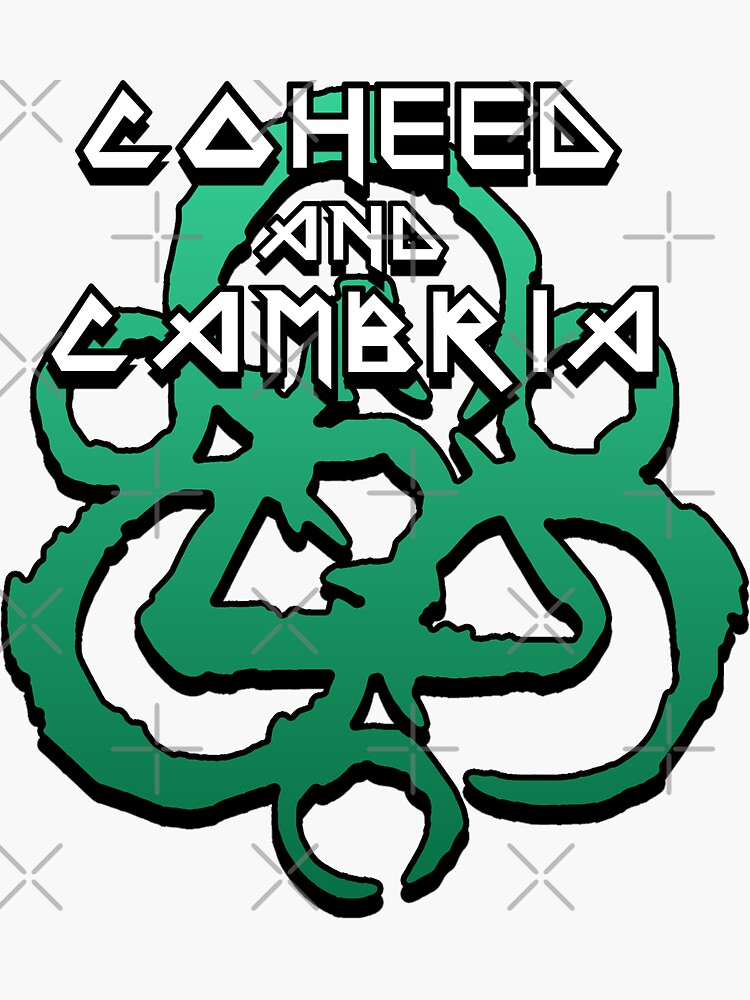 "Coheed and Cambria " Sticker for Sale by Inked Mothman | Redbubble