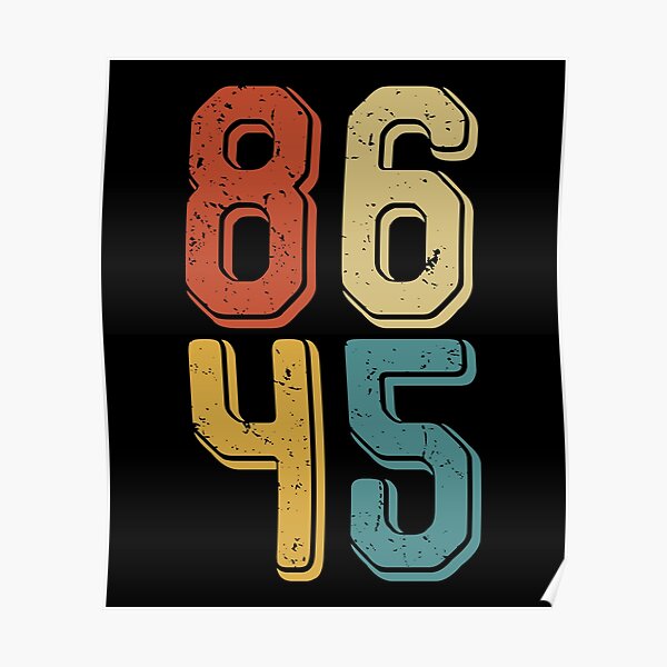 "Vintage Retro Distressed anti trump 8645 Kick Trump 2020 Election ...