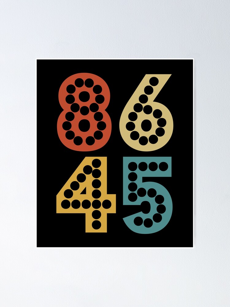 "Vintage Retro Distressed anti trump 8645 Kick Trump 2020 Election ...