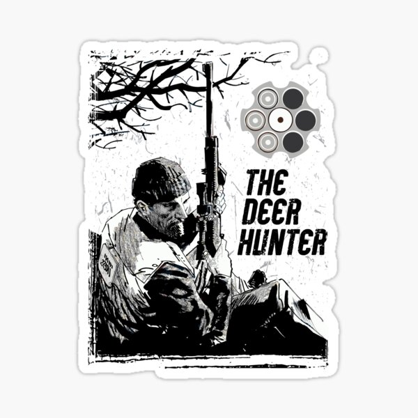 "The Deer Hunter" Sticker for Sale by blegor | Redbubble