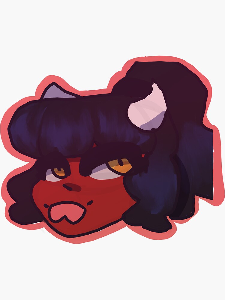 "demon girl" Sticker for Sale by Noble-shop | Redbubble