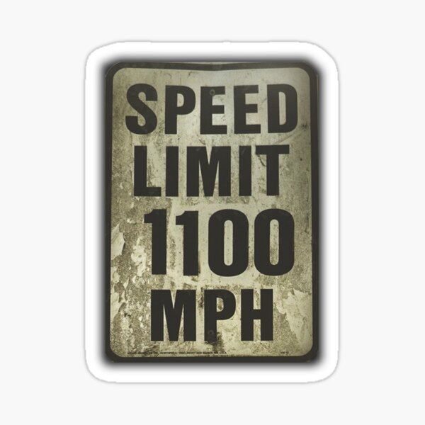 "Speed Limit" Sticker for Sale by abdelilahben | Redbubble