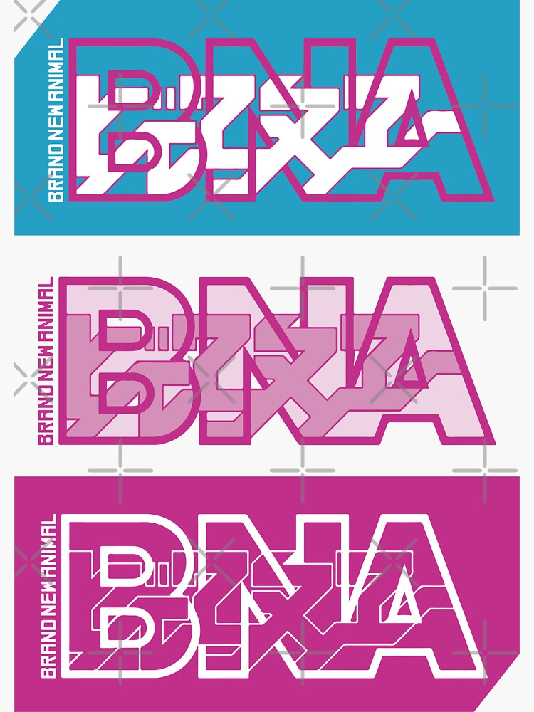 "BNA-logo-3Color" Sticker by koburastyle | Redbubble