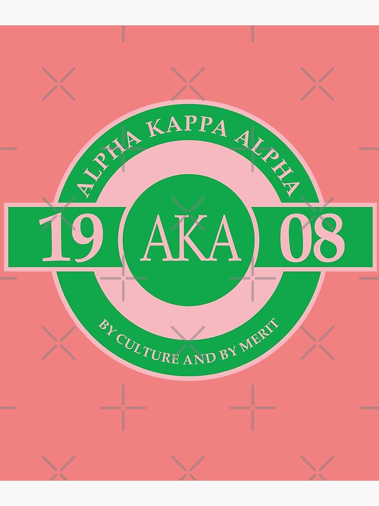 "AKA 1908 Letters SEAL" Poster for Sale by TeamXtra | Redbubble