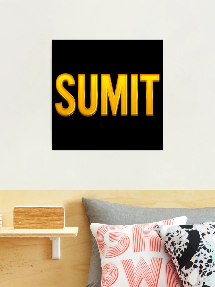 Sumit Name Logo
