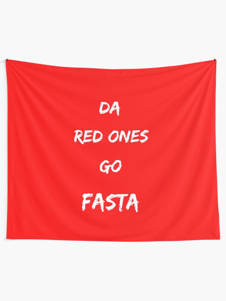 "Ork Red Ones Go Faster" Tapestry for Sale by Dandistries | Redbubble