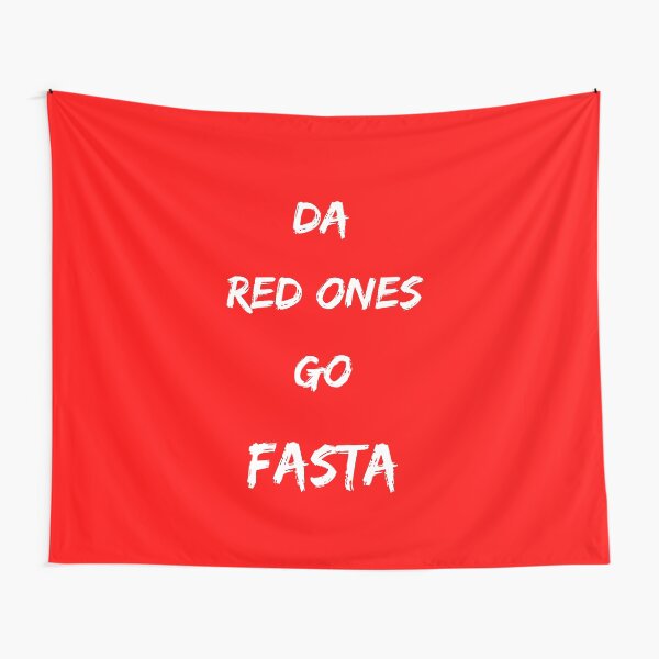 "Ork Red Ones Go Faster" Tapestry for Sale by Dandistries | Redbubble