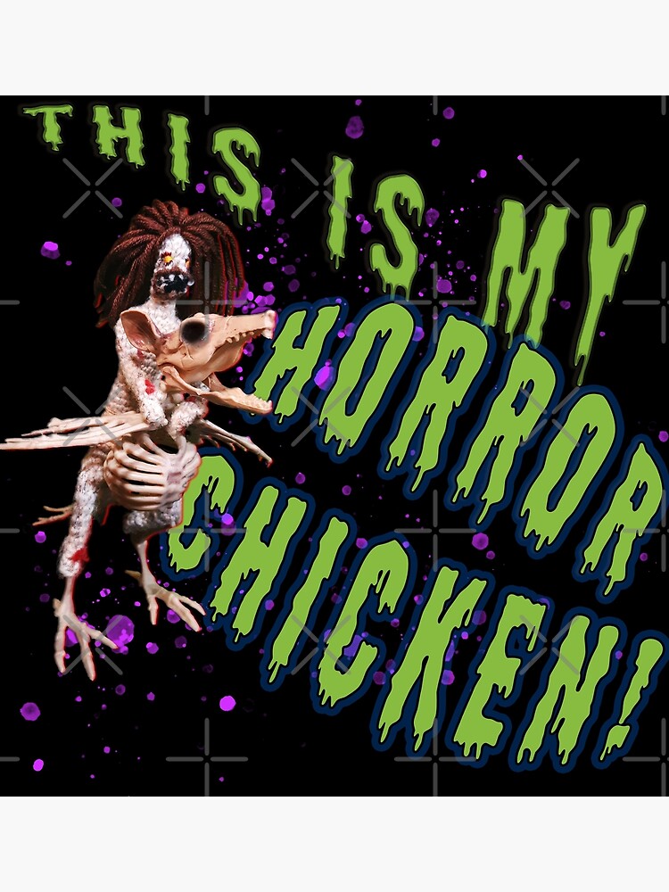 Póster «¡Este es mi pollo del terror en el espacio! | Zombie Halloween ...