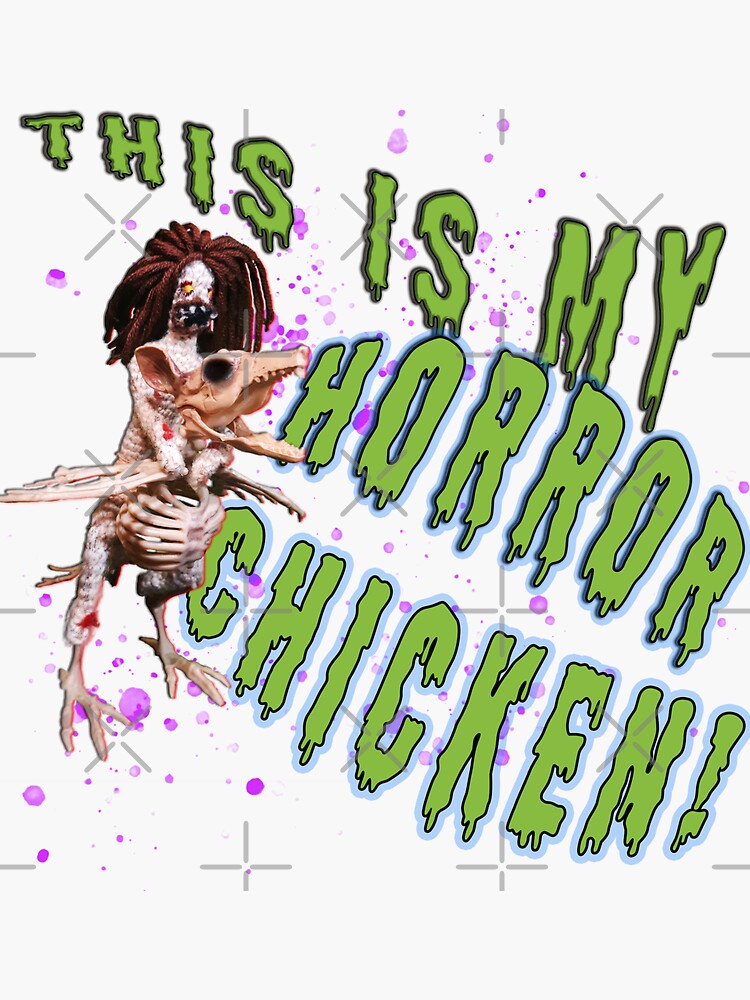 Pegatina «¡Este es mi pollo del terror en el espacio! | Zombie ...