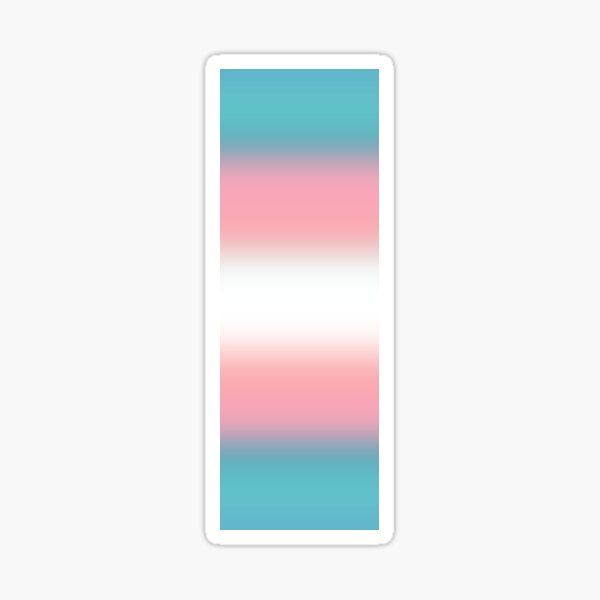 "Trans Flag Gradient | Pride" Sticker for Sale by Chronically-Me ...