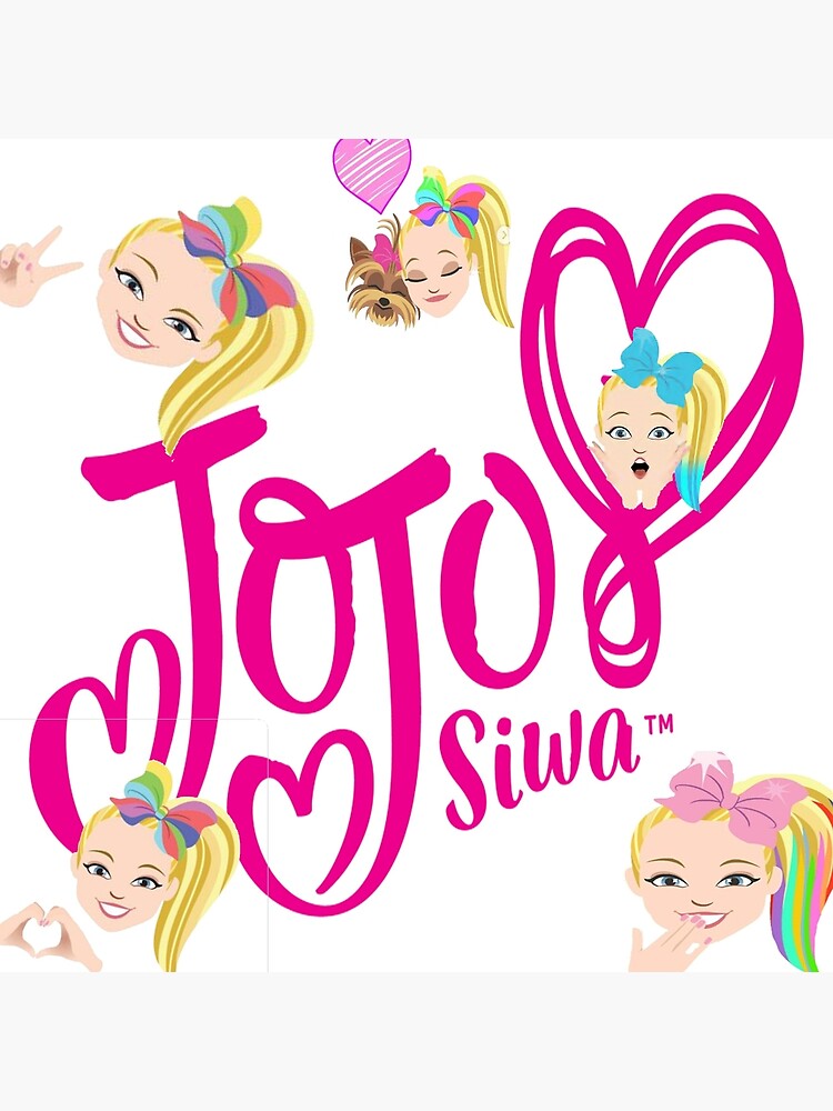 "jojo siwa stickers, Masks, backpack, Aprons, Mugs, t-shirt" Poster for ...