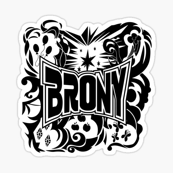 "Brony Work Out Shirt" Sticker for Sale by samohtlion | Redbubble