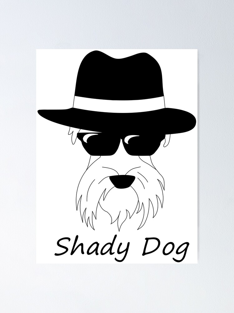 "Shady Dog logo" Poster for Sale by niko84 | Redbubble