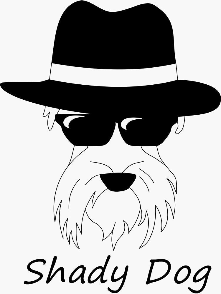 "Shady Dog logo" Sticker for Sale by niko84 | Redbubble
