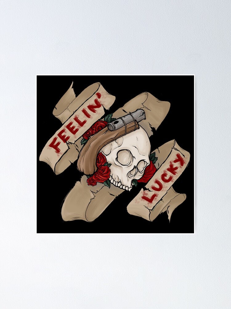 "Rust game Eoka pistol Feelin Lucky" Poster for Sale by DHPrintCanada ...