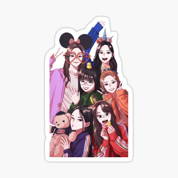 "(G)i-dle" Sticker by AestheticBear | Redbubble