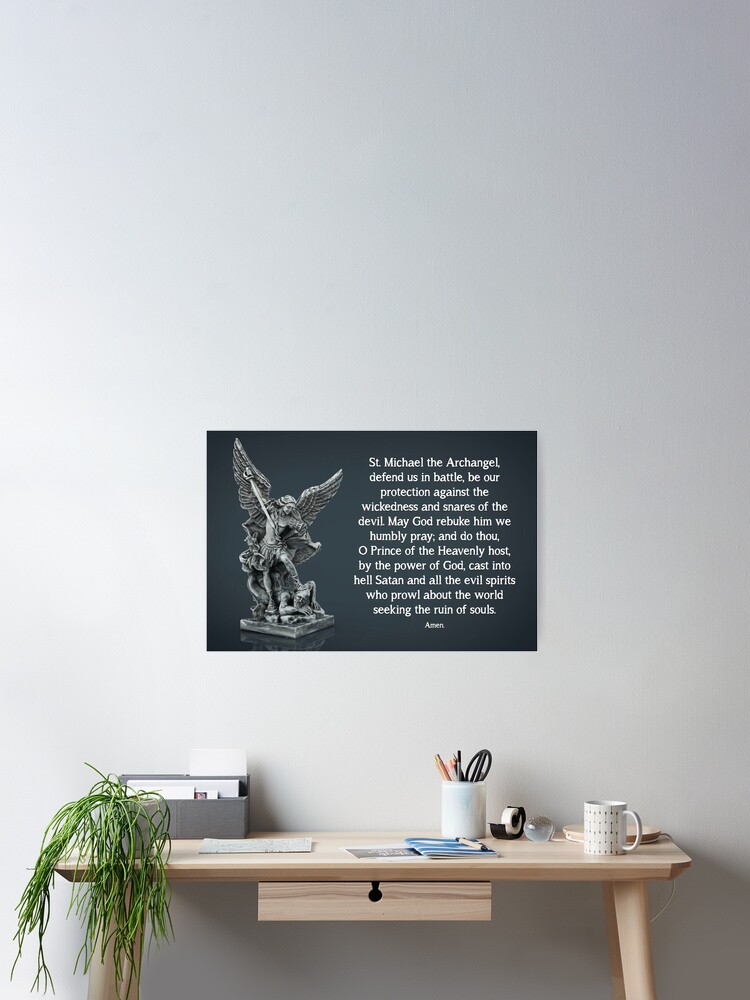"St. Michael Prayer - 2" Poster for Sale by The-CRT-Shop | Redbubble