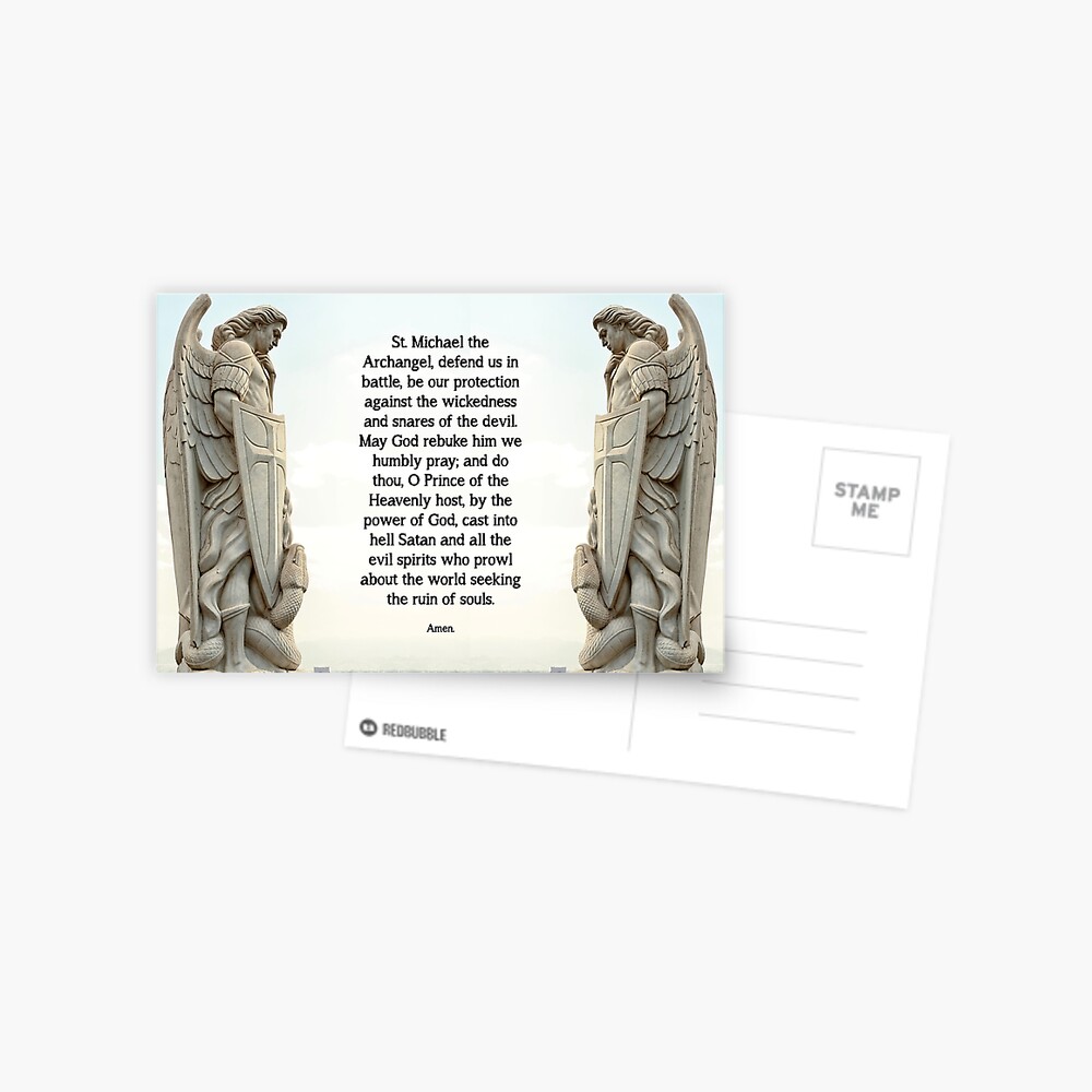 "St. Michael Prayer - 3" Poster for Sale by The-CRT-Shop | Redbubble