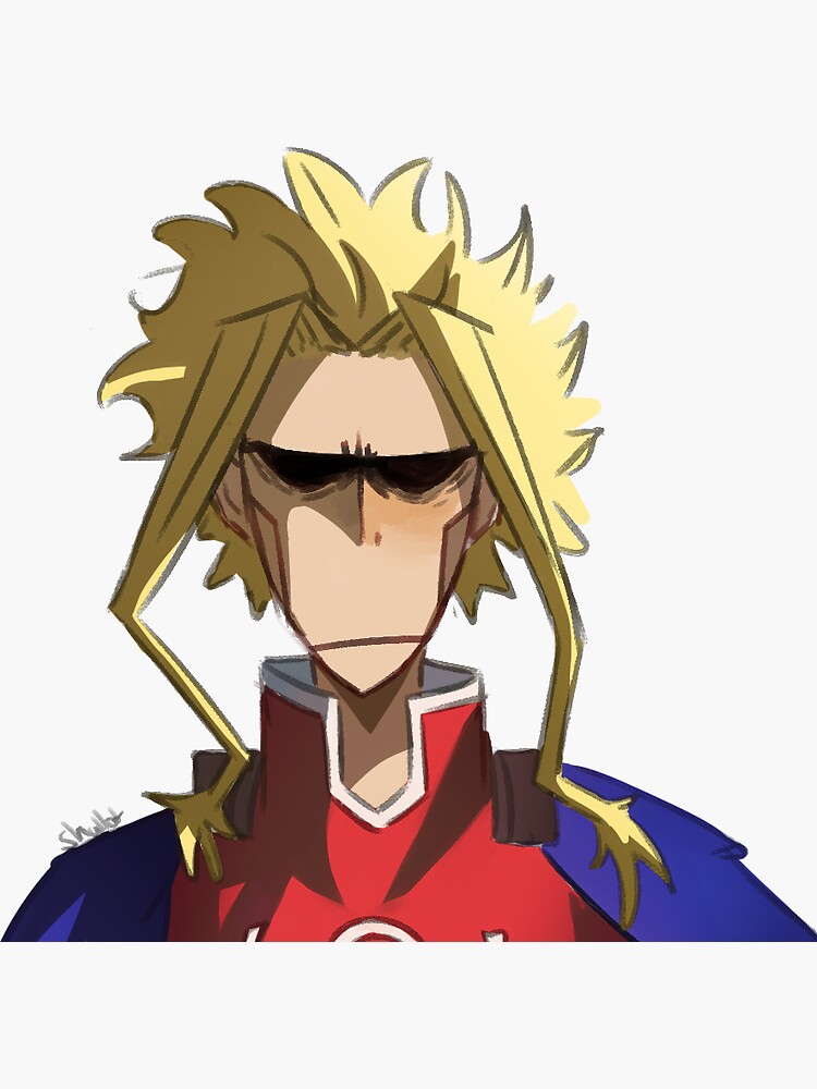 "BNHA All Might" Sticker for Sale by shallotart | Redbubble