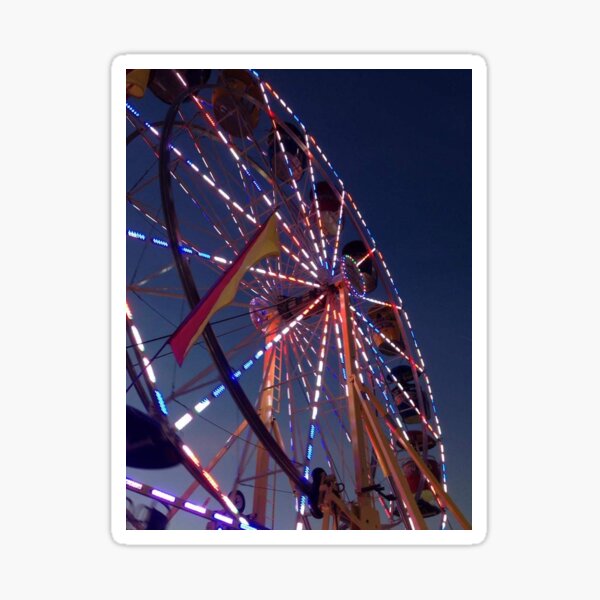 "Ferris Wheel" Sticker by jflatham78 | Redbubble