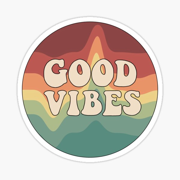 "good vibes" Sticker by joeymcdowell | Redbubble