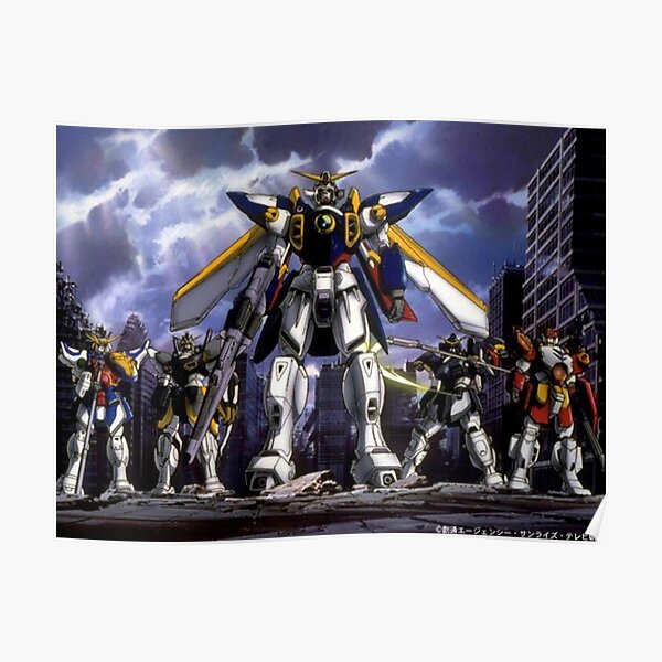 "Operation Meteor - Gundam Wing" Poster by BeeRyeCrafts | Redbubble