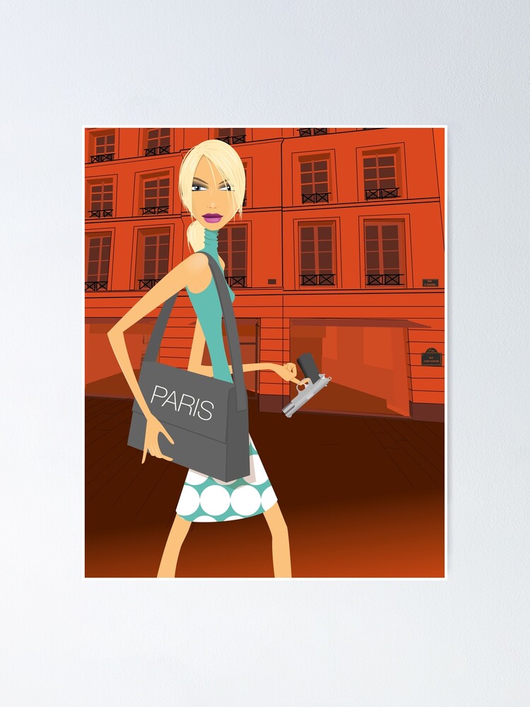 "paris gun " Poster by heydenrijk | Redbubble