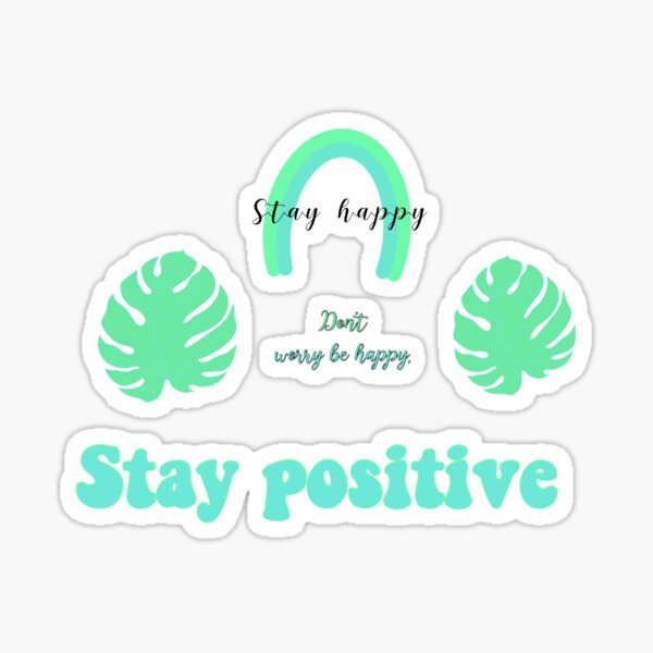 "Positive vibes sticker pack " Sticker by MSonogan | Redbubble