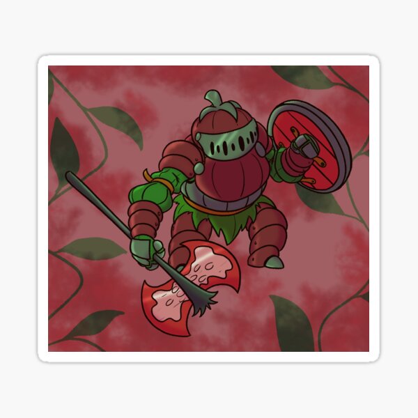 "Tomato knight" Sticker for Sale by deterex25 | Redbubble