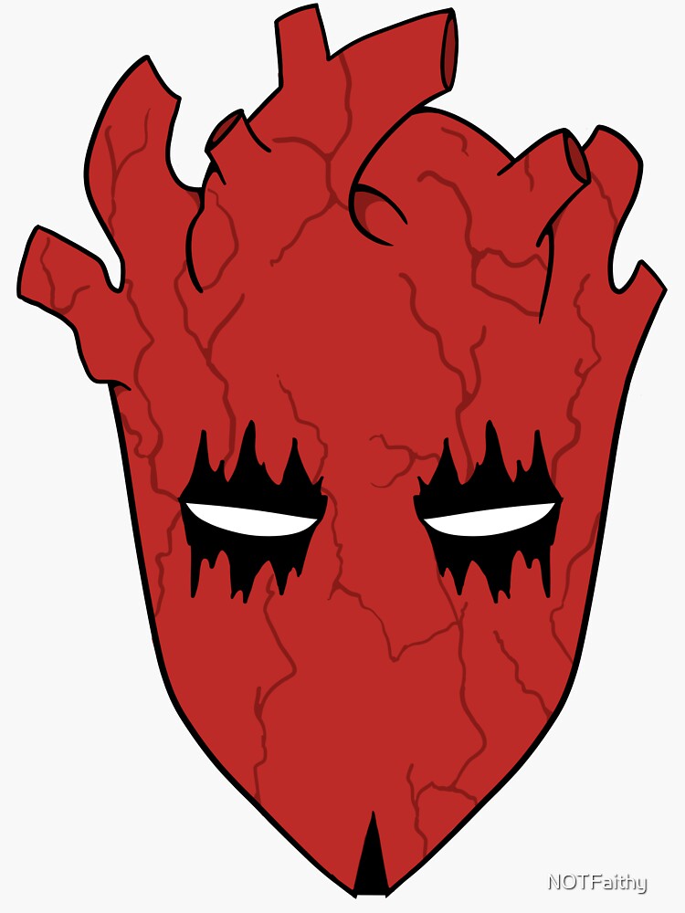 "Shin's Mask Dorohedoro" Sticker for Sale by NOTFaithy | Redbubble